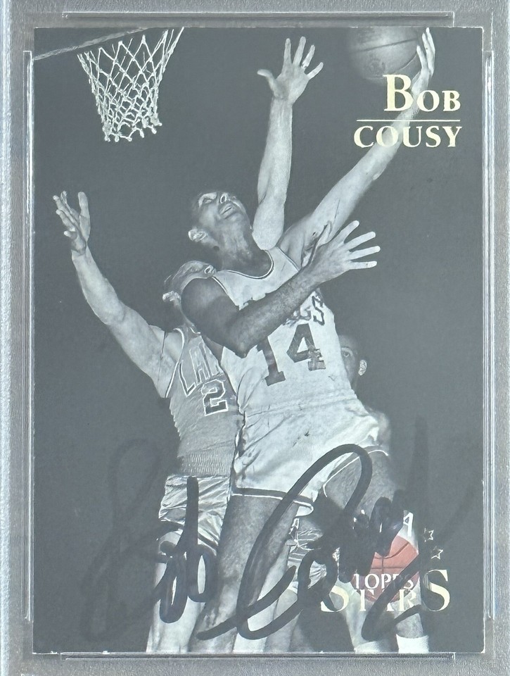 1996 Topps Stars Bob Cousy Signed PSA DNA Certified Autograph Boston ...