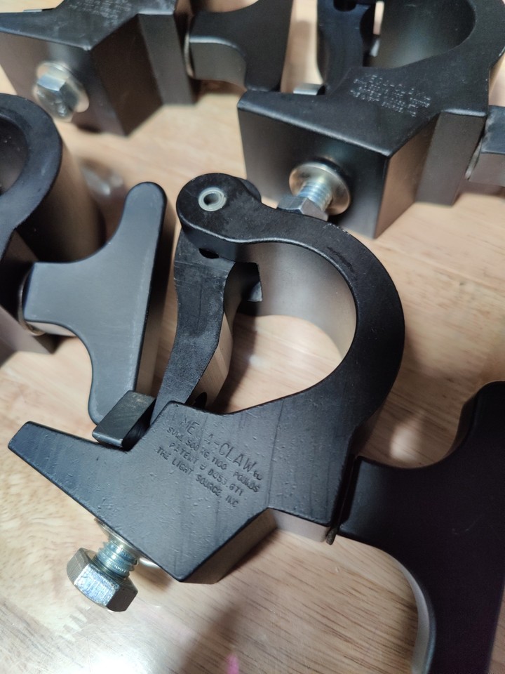 Lot of 4 Mega-Claw Clamps For Lighting | eBay