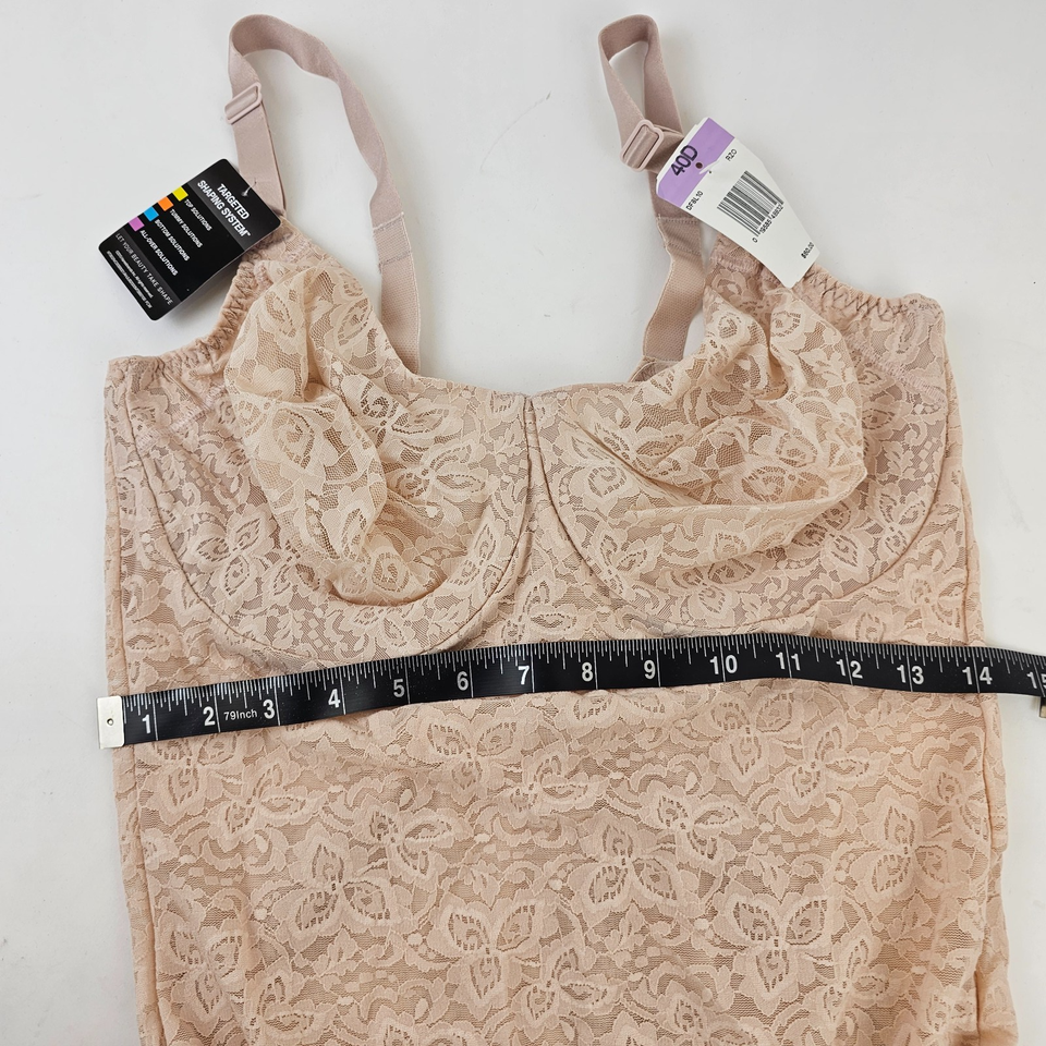 Women's 40D Nude Color Wired Lace Bodyshaper Bodybriefer Lace N Smooth ...