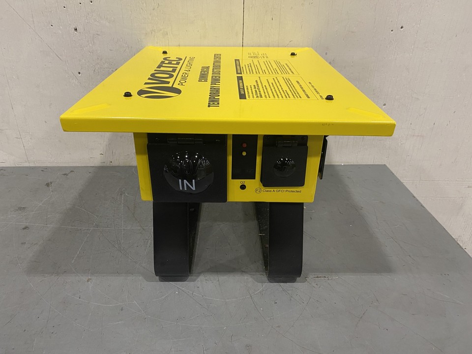 Voltec 125/250V 50 Amp Temporary Power Distribution Center, U-Ground T ...