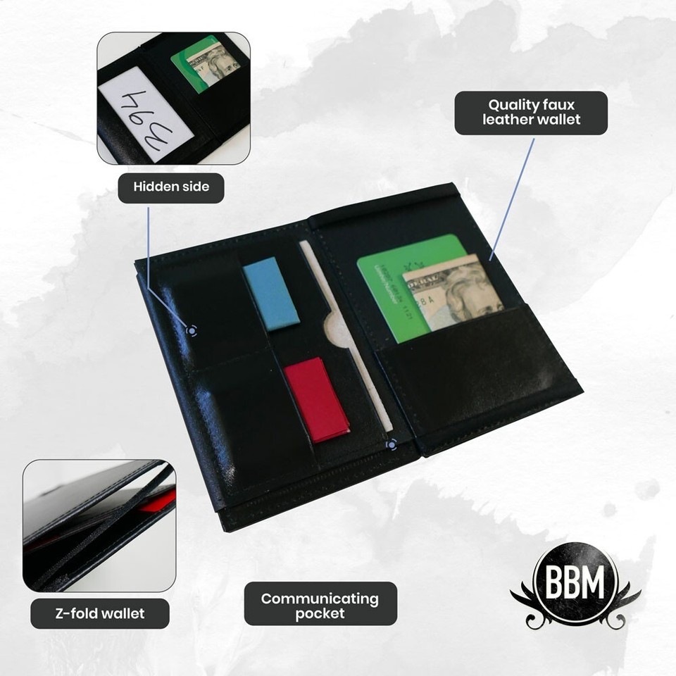 Insight Wallet by Larry Becker Magic Wallet for Magicians & Mentalists ...