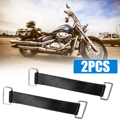 2x Motorcycle Parts Rubber Band Belt Battery Tape Strap Holder ...