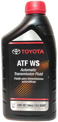 Genuine Toyota Lexus Automatic Transmission Fluid 1QT WS ATF World ...