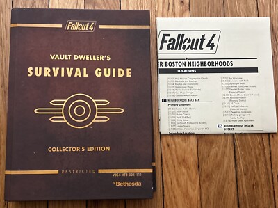 Fallout 4 Vault Dwellers Survival Guide Collectors Edition BOOK ...