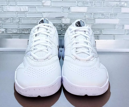 Nike Court Lite 4 Tennis Womens Size 8 White Black FD6575-100 | eBay