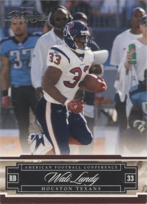 2007 Playoff Prestige - Wali Lundy #63 for sale online | eBay