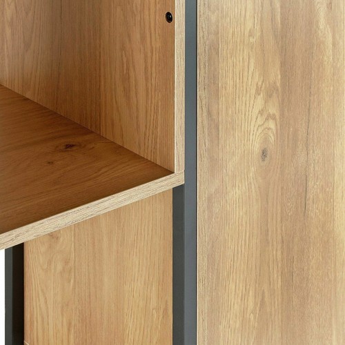 Habitat Loft Living Tall Shelving Unit - Light Oak | Oak Shelf Storage ...