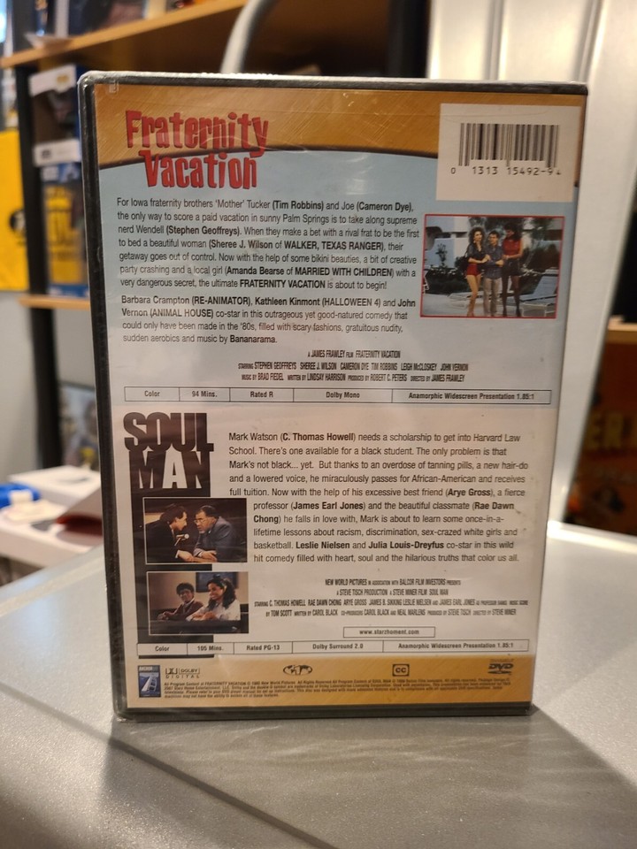 New Sealed Soul Man Fraternity Vacation DVD College Campus Anti-Woke ...