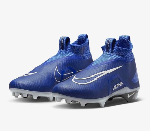 Nike Alpha Menace Elite 3 Flyknit Football Cleats Size 16 Blue/White ...