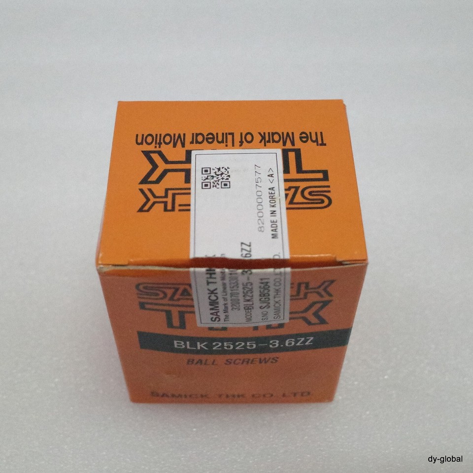 THK Samick NIB BLK2525-3.6ZZ No Preload Rolled Ball Screw Nut BSC-N ...