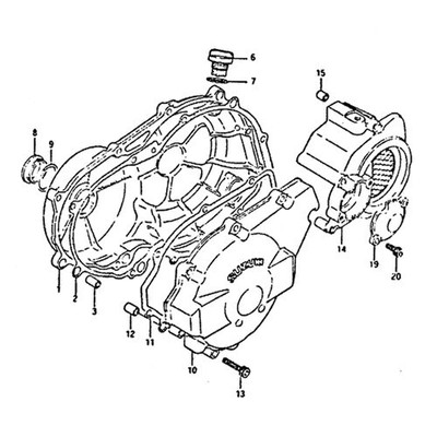 SUZUKI GSX-R 400 1986-1989 Kit n°2 vis BTR inox moteur GSXR400 GSXR | eBay