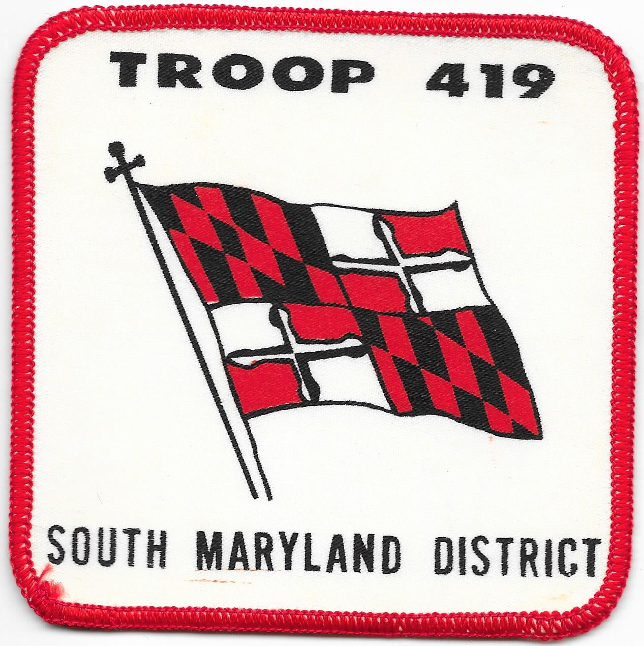South Maryland District National Capital Area Council Troop 419 Boy ...