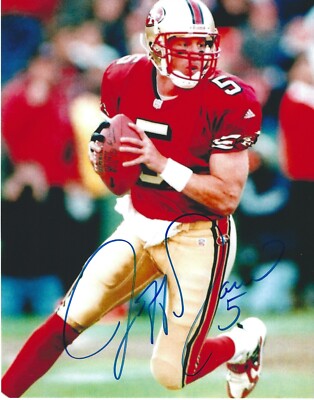 JEFF GARCIA San Francisco 49ers Signed 8 x 10 Photo NFL Football FREE ...