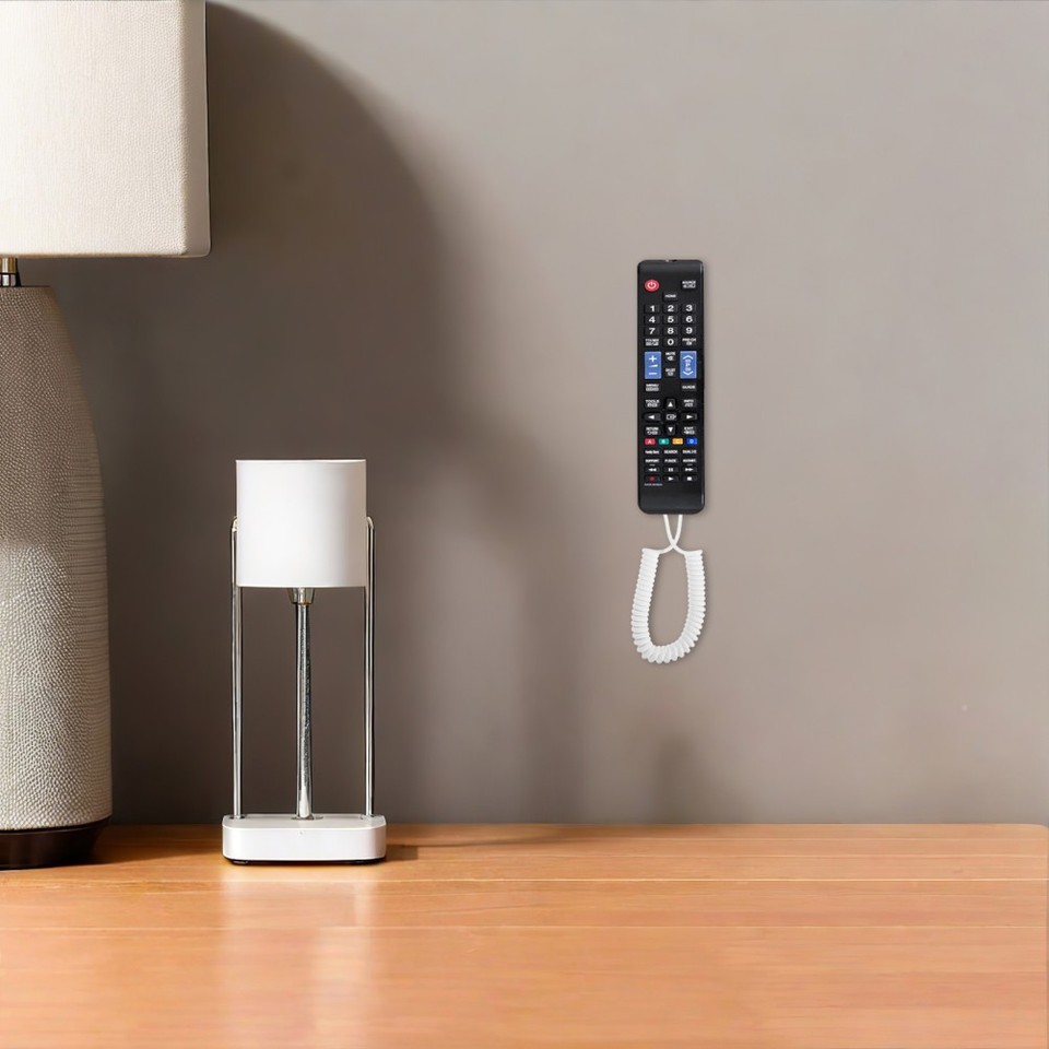 4 Pcs Remote Tether Coiled Security Cable for Remote-control Holder ...