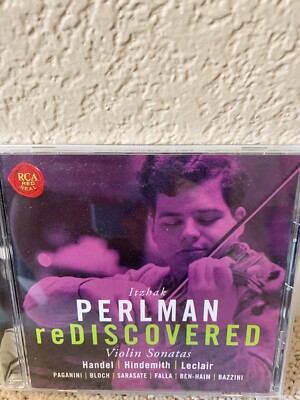 ITZHAK PERLMAN REDISCOVERED VIOLIN SONATAS HANDEL, HINDEMITH, LECLAIR ...