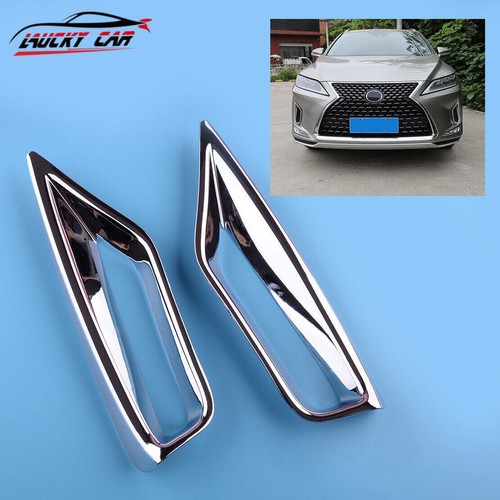 Chrome Fog Light Lamp Bezel Trim For Lexus RX300 RX350 RX450h 2020-2021 ...