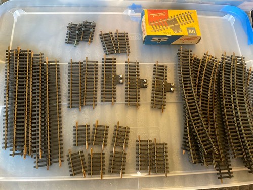 Fleischmann HO Lot 38 Pieces 1700 Straight Curved Track Mixed Lot | eBay