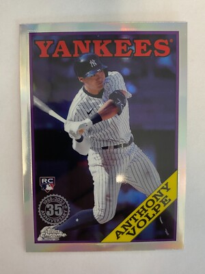 2023 Topps Chrome Update 35th Anniversary #88CU-17 ANTHONY VOLPE (RC ...