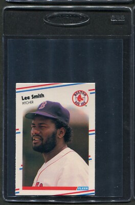 1988 Fleer Mini Lee Smith #9 Red Sox Mint | eBay