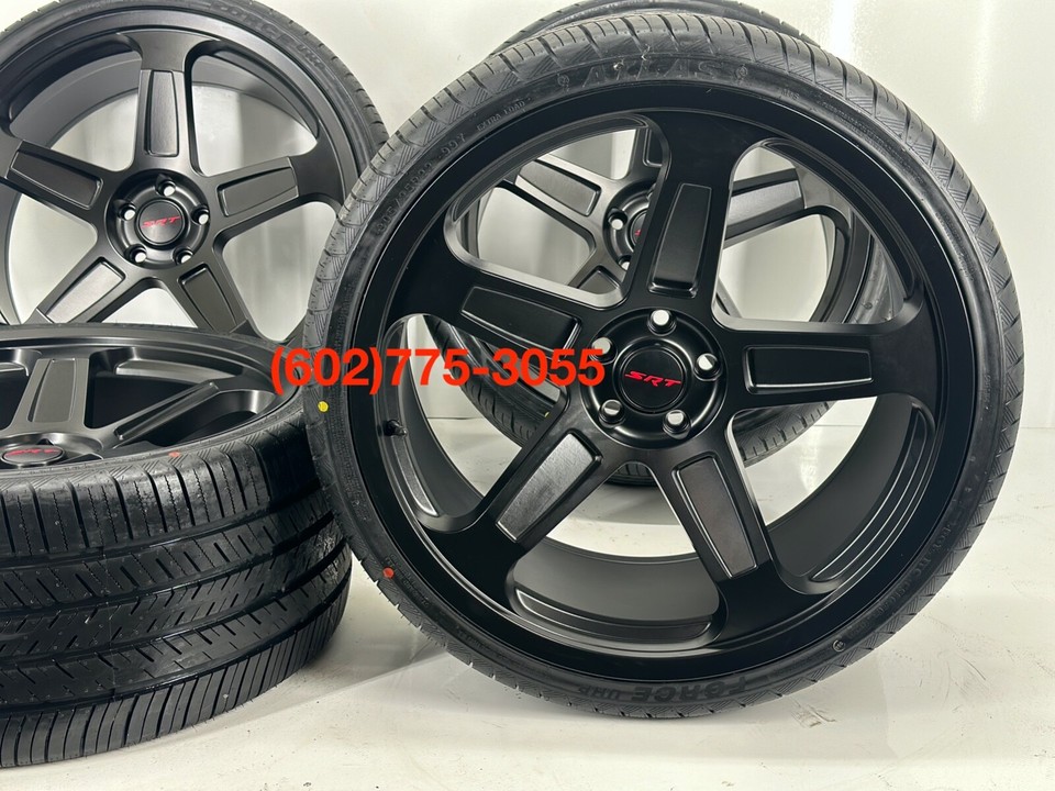 22" 4 DODGE CHARGER CHALLENGER SRT HELLCAT W BODY DEMON WHEELS RIMS ...