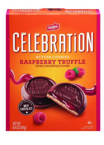 🟢 New Leclerc Celebration Raspberry Truffle Milk Chocolate Butter ...