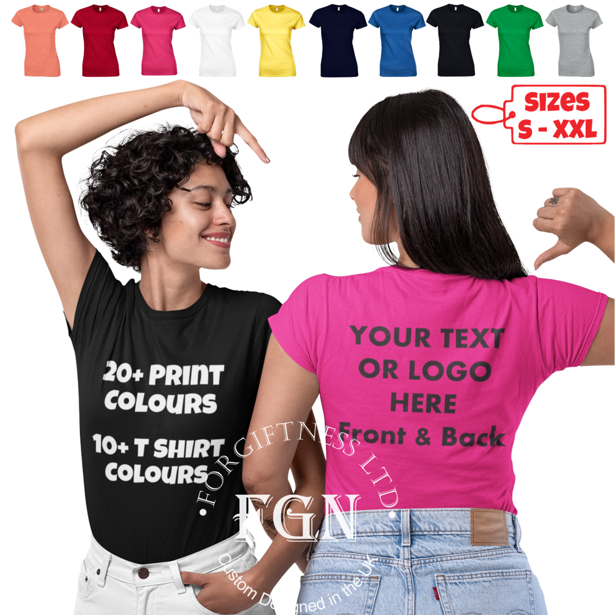 Custom Ladies T Shirts