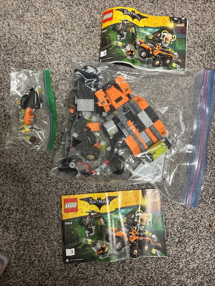 Lego 70914 Batman Movie: Bane Toxic Truck Attack With No Bane Bigfig | eBay