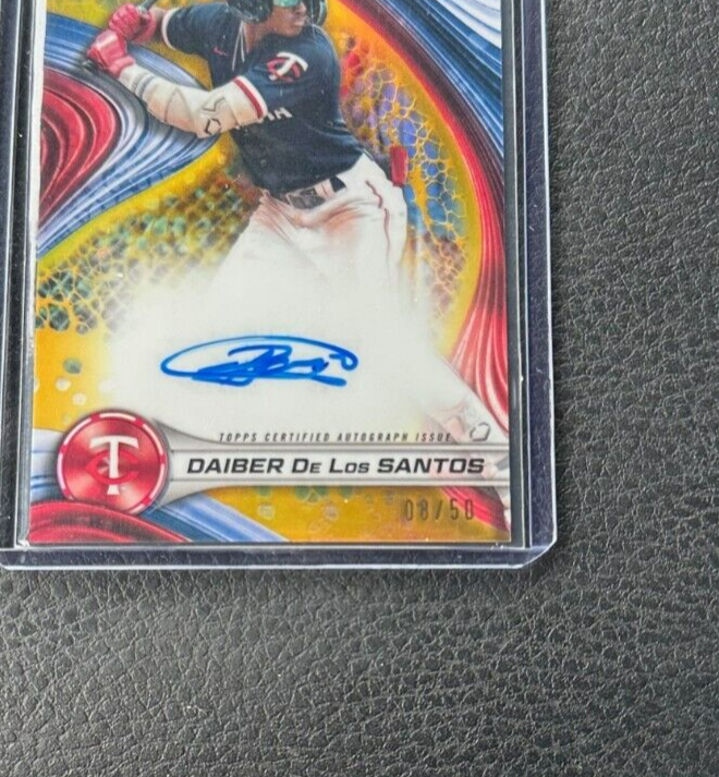 2024 Bowman's Best Daiber De Los Santos Gold Refractor Auto 08/50 | eBay