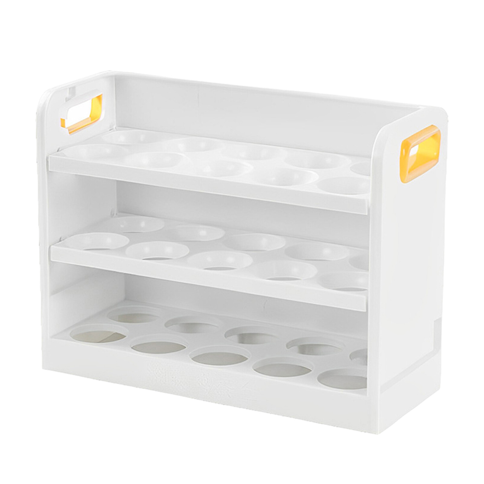 R# Flip Egg Storage Rack Box Multi-layer Fridge Door Egg Tray ...