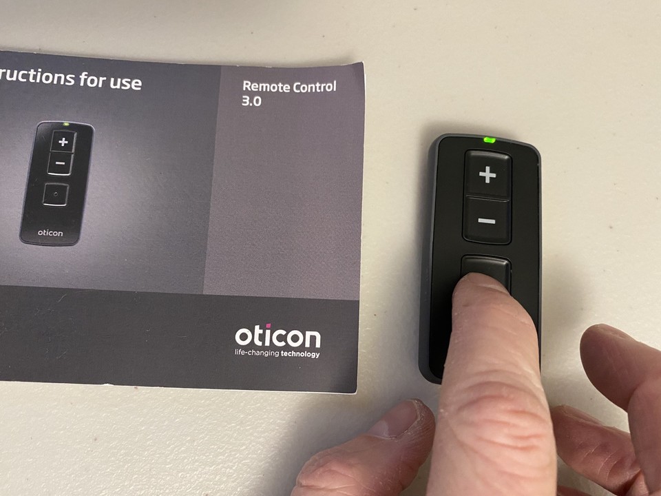 Oticon Remote Control 3.0 Model RC-3A for Oticon Hearing Aids With ...