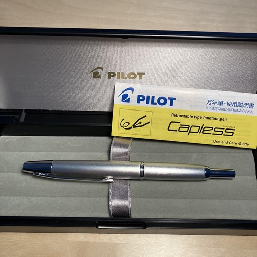 pilot capless decimo 20 colors silver pen tip F | eBay