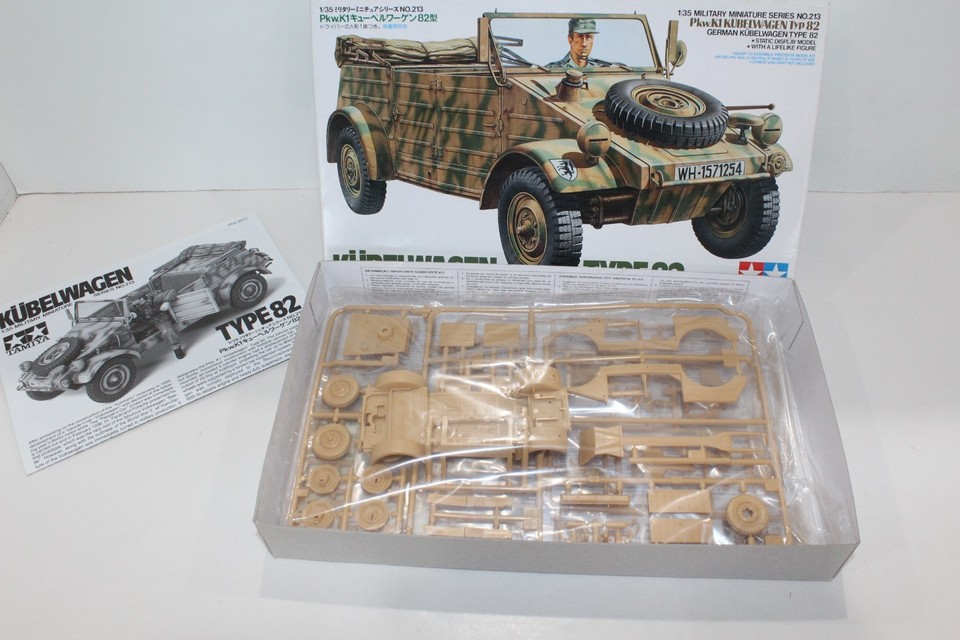 1/35 Scale Tamiya German Pkw.K1 Kubelwagen Type 82 Model Kit #35213 | eBay
