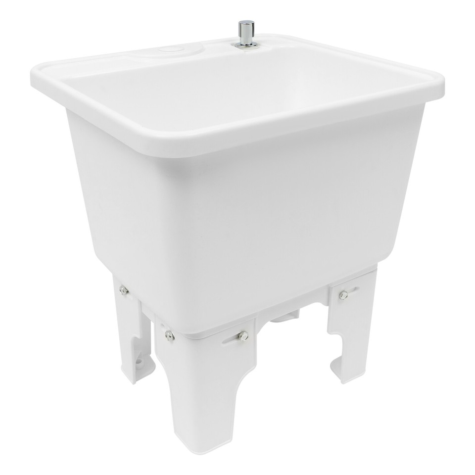 Mop Sink Service Basin Plastic Mop Sink Freestanding Sink 15.7" x 14" x ...