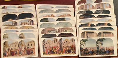 Stereoview Set of 25 Color Cards Religious #126-150 Story of Jesus ...