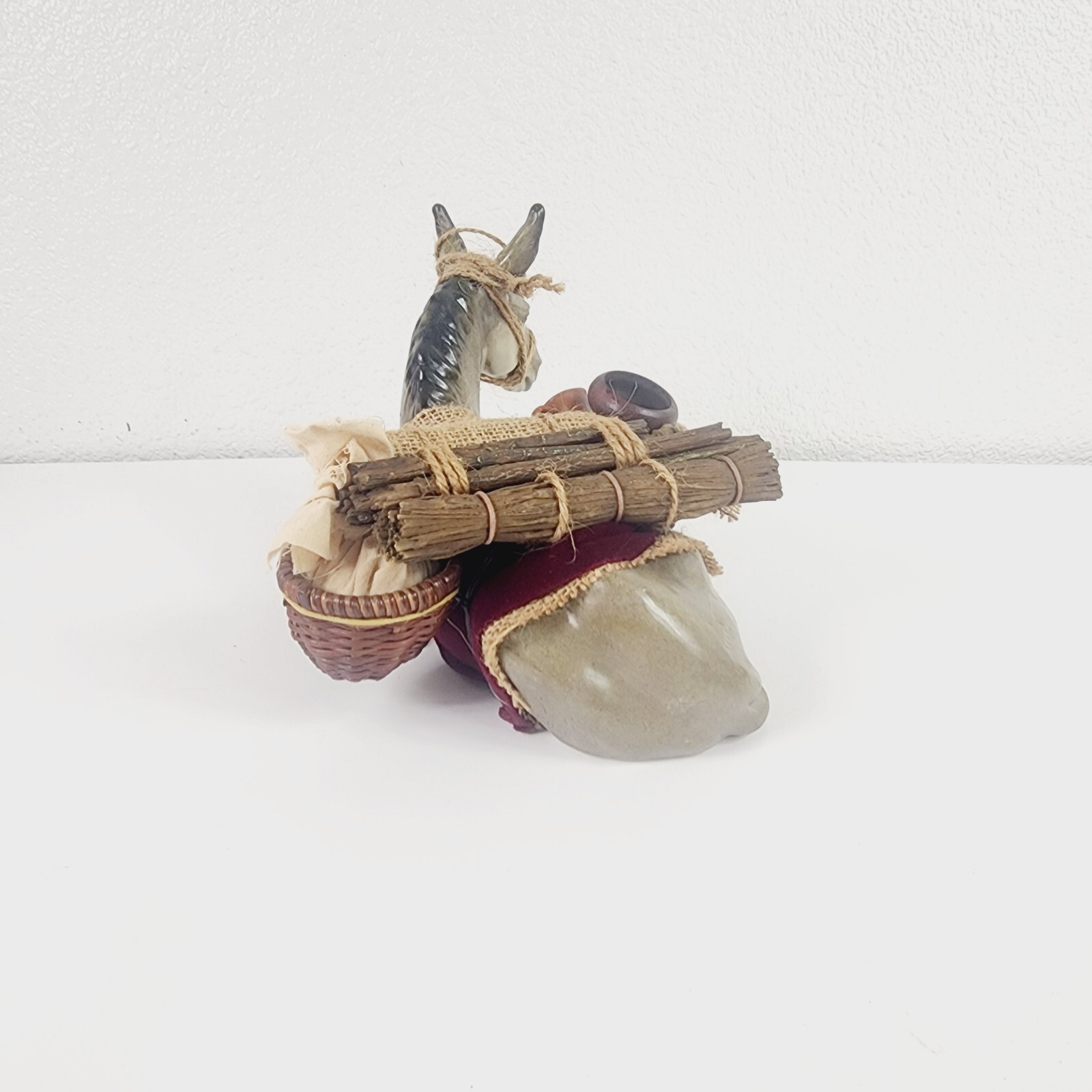 RARE 8" Long Pack Donkey 2005 Members Mark Nativity Set Sam's Club VGC ...