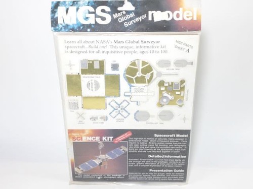 SCI MGS NASA Mars Global Surveyor Model Miniature Kit Space Craft ...