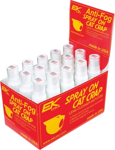 EK USA 10851 Cat Crap Anti-Fog Lens Cleaner - 15-1oz. Spray Bottles ...