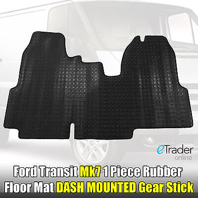Heavy Duty Rubber Floor Mat For Ford Transit MK7 2006 - 2013 Tailored ...