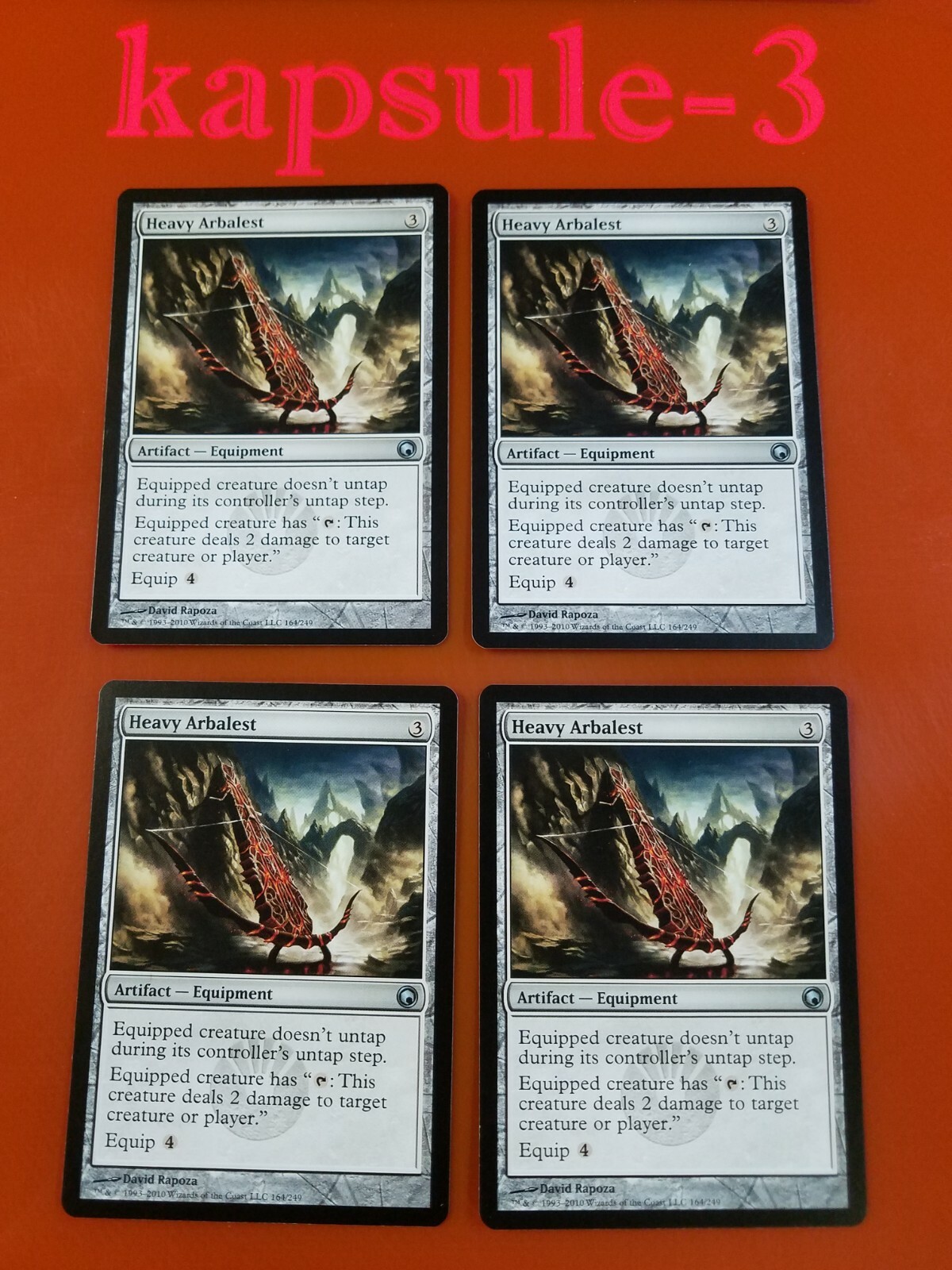 4x Heavy Arbalest | Scars of Mirrodin | MTG Magic Cards | eBay