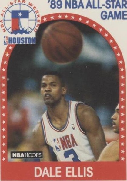 1989-90 NBA Hoops - All-Star Game All-Star Panels Perforated Singles ...