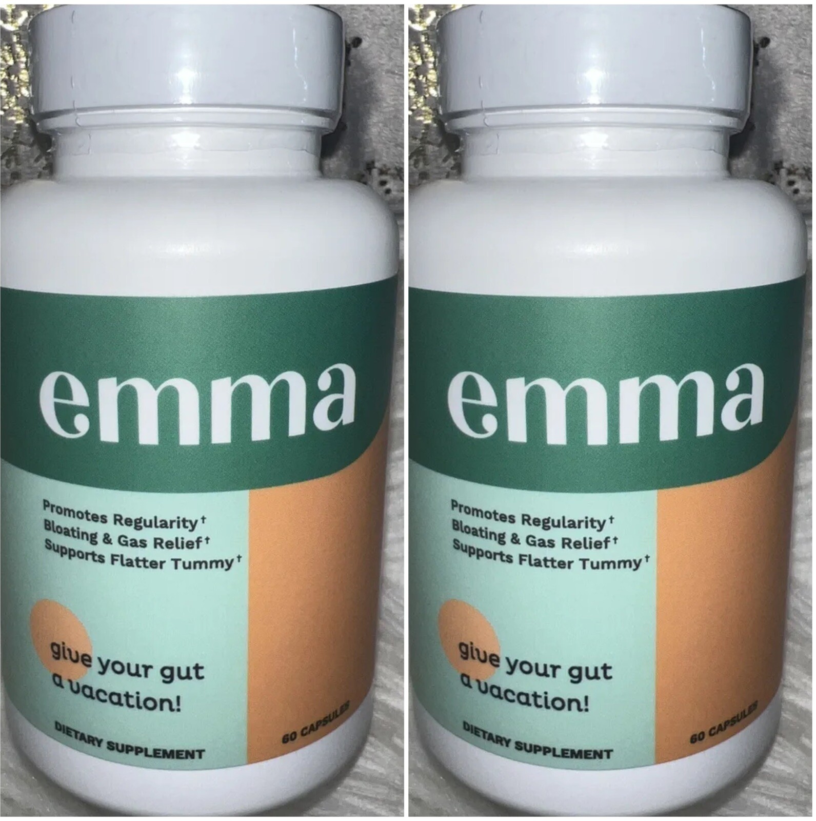 Emma Relief Supplement Konsciens Keto for Gut Bloating 120 Capsules Exp ...