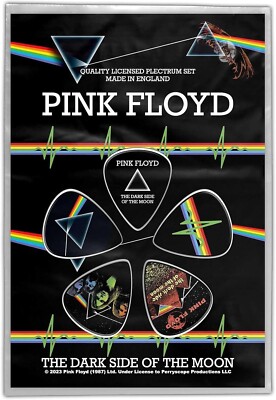 Pink Floyd - 5 Guitar Picks - Brand New - Sealed | eBay