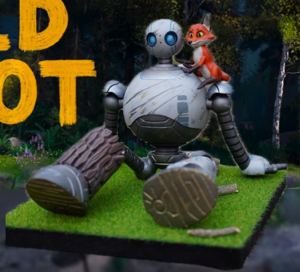 The Wild Robot Roz The Robot Figure - Movie Character Roz The Robot ...