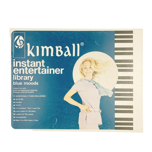 Kimball Instant Entertainer Library Blue Moods Paperback Music Song ...