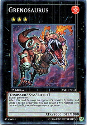 Grenosaurus YS11-EN043 Yu-Gi-Oh! Light Play 1st Edition | eBay