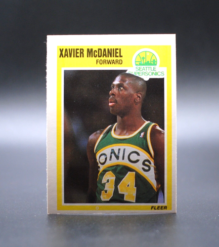 1989-90 Fleer XAVIER McDANIEL Card #148 Seattle Supersonics | eBay