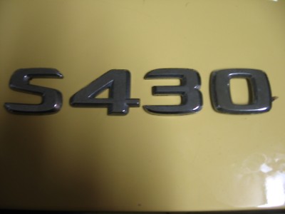 MERCEDES BENZ S 430 EMBLEM | eBay