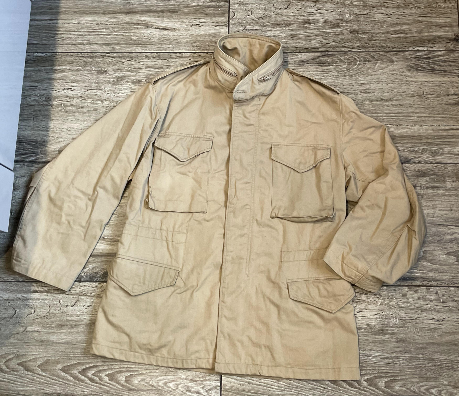 Men's M-65 Field Jacket Military Contract Jacket Zip … - Gem