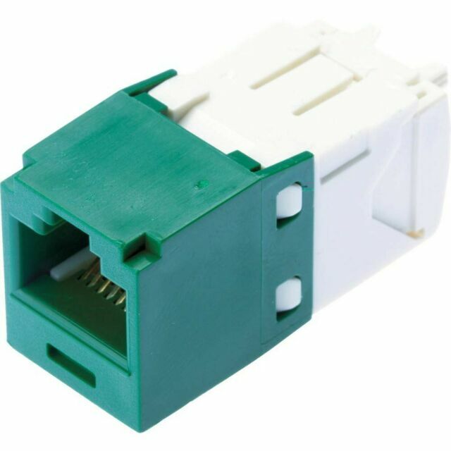 Panduit Mini-Com RJ45 Cat 6 TG Jack Module - Green ( 25 Jacks ...