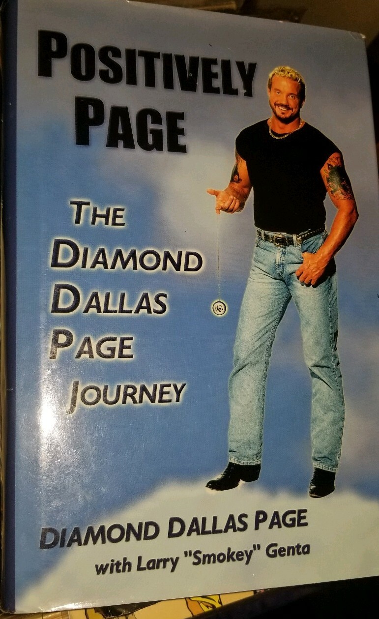 Positively Page Book by Diamond Dallas Page DDP AUTOGRAPHED COPY ...